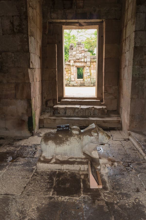 Ancient cow statue stock image. Image of symbol, ancient - 53268701