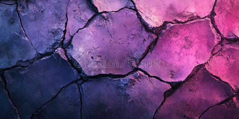 Ancient Cracked Stone with Deep Fissures Texture Stock Illustration ...