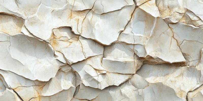 Ancient Cracked Stone with Deep Fissures Texture Stock Illustration ...