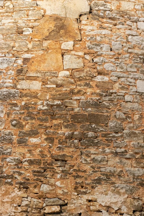 Ancient cracked stone wall stock image. Image of ancient - 227732131