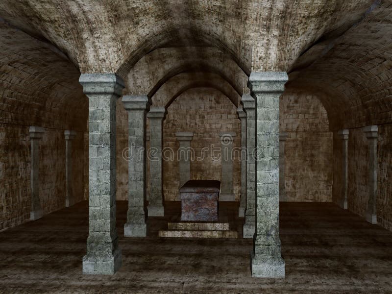 Ancient Crypt stock illustration. Illustration of corpse - 247742