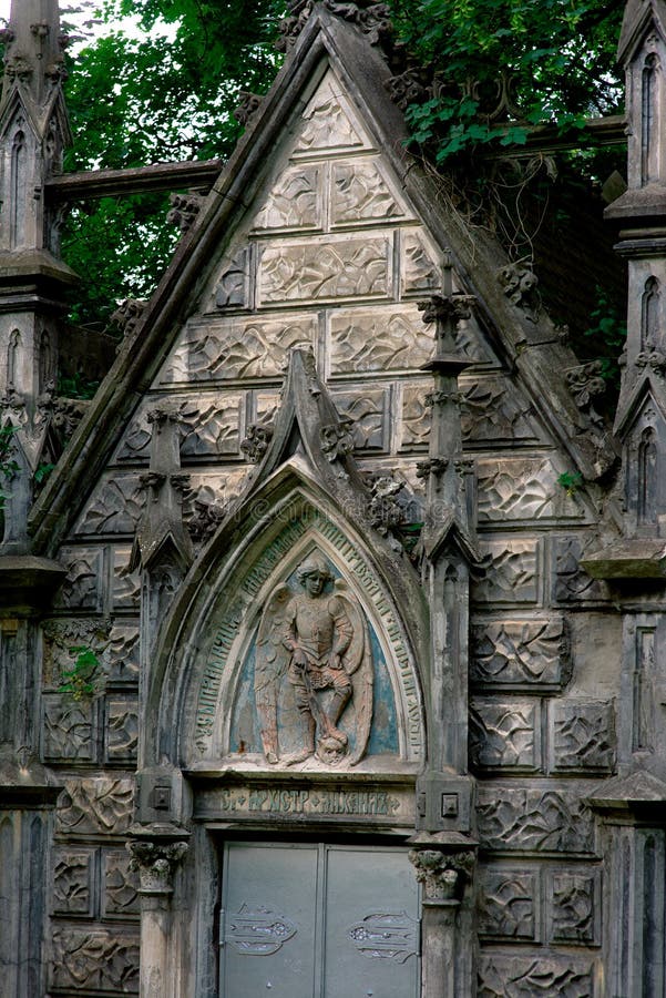 Ancient Crypt With Beautiful Architecture Stock Image - Image of ...