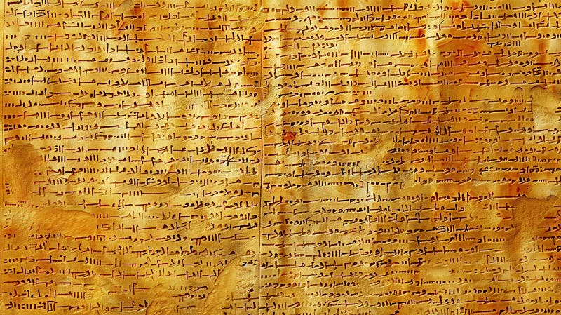 Ancient Cuneiform Sumerian Text. Historical Background on the Theme of ...