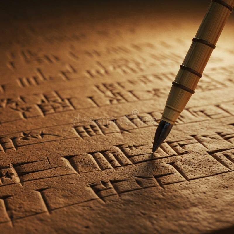 Cuneiform Tablet Stock Illustrations – 140 Cuneiform Tablet Stock ...
