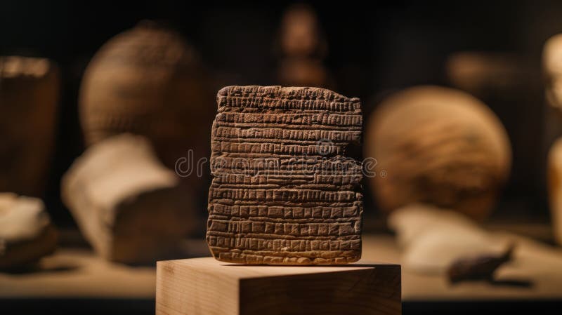 Cuneiform Tablet Display Stock Illustrations – 20 Cuneiform Tablet ...