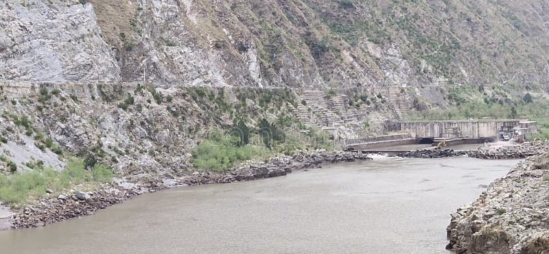 An Ancient Dam of the River Chenav. Stock Photo - Image of originating ...