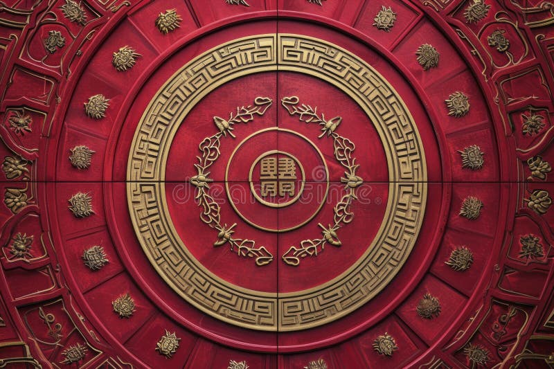 An Ancient Decorative Wall Design that Has a Symbol with Multiple ...