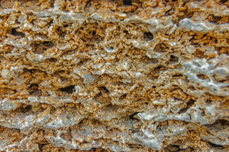 Ancient Masonry of Shellfish Stock Image - Image of coquina, brown ...