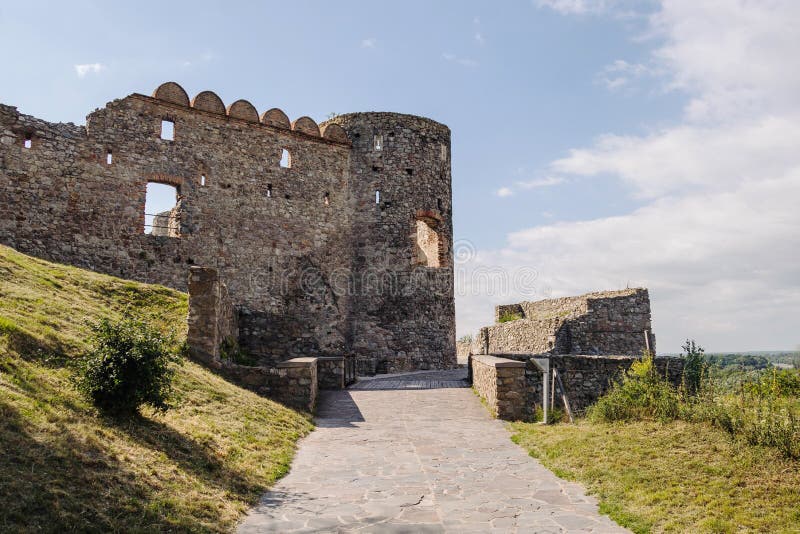 Ancient Devin Castle stock photo. Image of bratislava - 252545126
