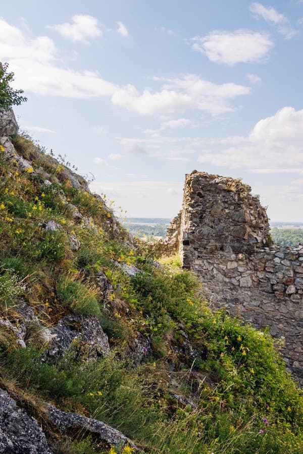Ancient Devin Castle stock photo. Image of hrad, summer - 253731490