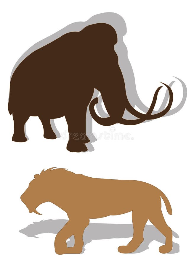 Ancient Died Out Animals Stock Illustrations – 2 Ancient Died Out ...