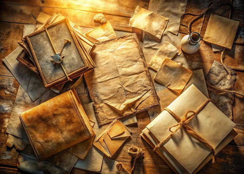 Ancient Documents an Aerial Perspective on Aged Paper Textures and ...