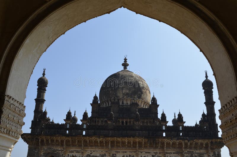 Ancient Dome Shaped Architecture in Arc Stock Image - Image of brand ...