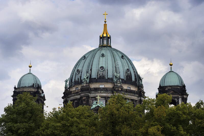 Ancient Domes Docked the Berliner House Against a Backdrop of Dense ...