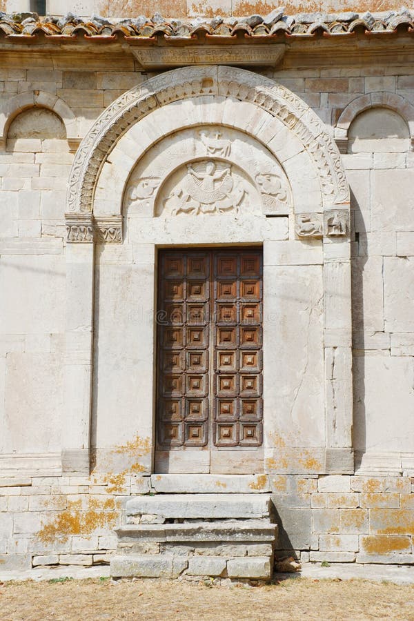 Ancient door stock image. Image of church, monastery, religion - 4309377