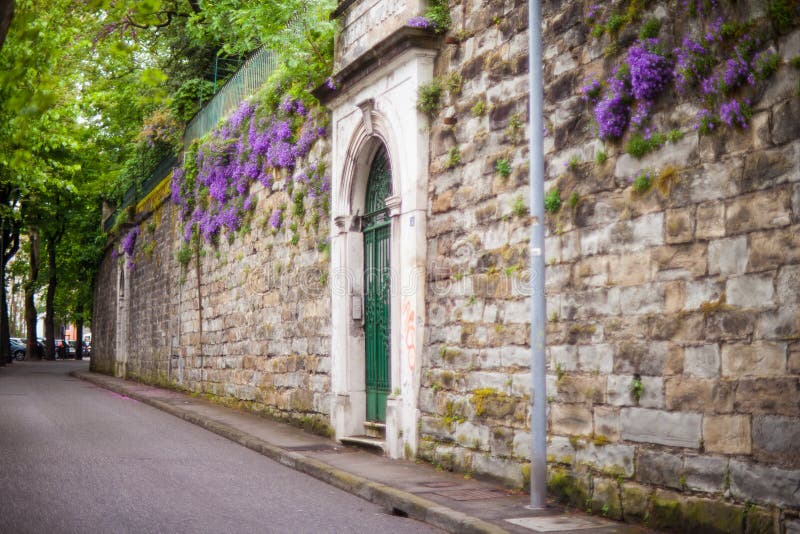 Ancient door stock image. Image of portal, trieste, italy - 70909129