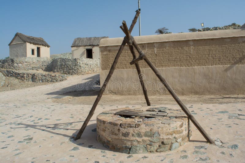 Ancient Draw-well in European Village. Close Up Stock Photo - Image of ...