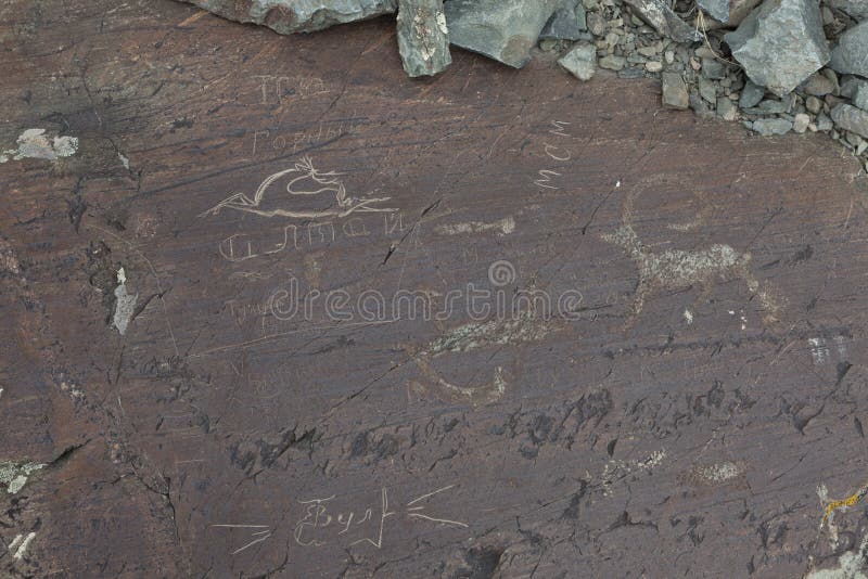 Ancient drawings stock image. Image of culture, archaeology - 35570301