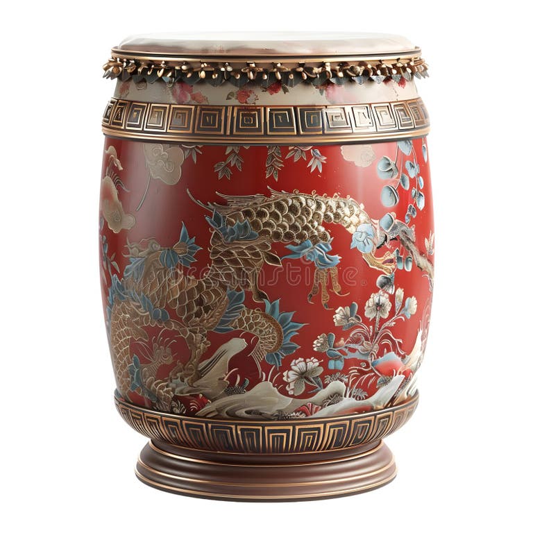 Ancient Drum on Transparent Background - Ai Generated Stock ...