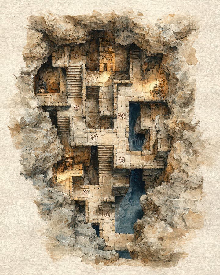 Ancient Dungeon Map Stock Illustrations – 378 Ancient Dungeon Map Stock ...