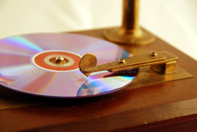 Ancient DVD player stock photo. Image of gramaphone, electronics - 6060832