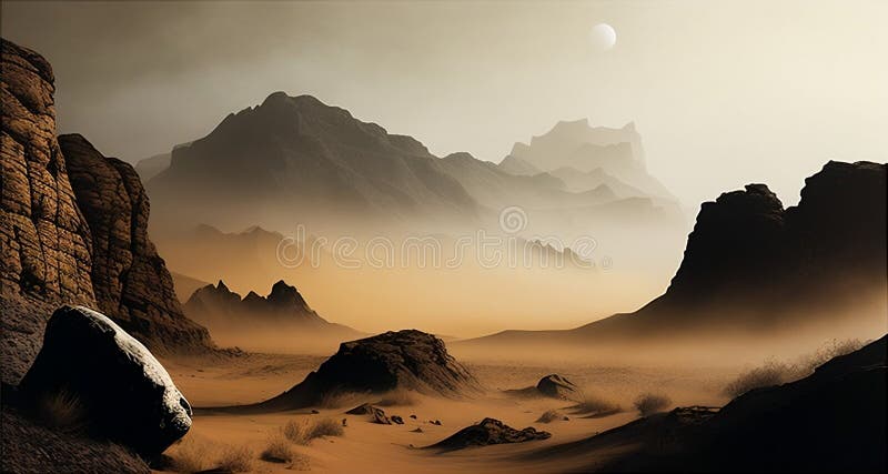 Ancient Earth: a Timeless Landscape of Billions of Years Ago, Made with ...