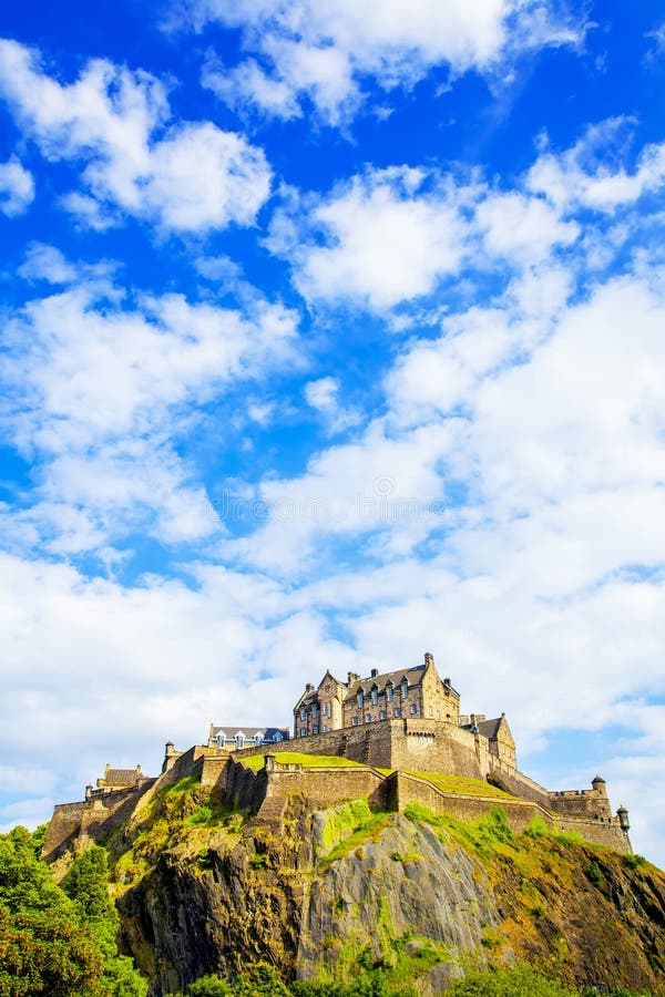 Edinburgh castle stock image. Image of picturesque, gothic - 161717643