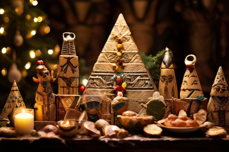 Ancient egypt christmas stock illustration. Illustration of depth ...