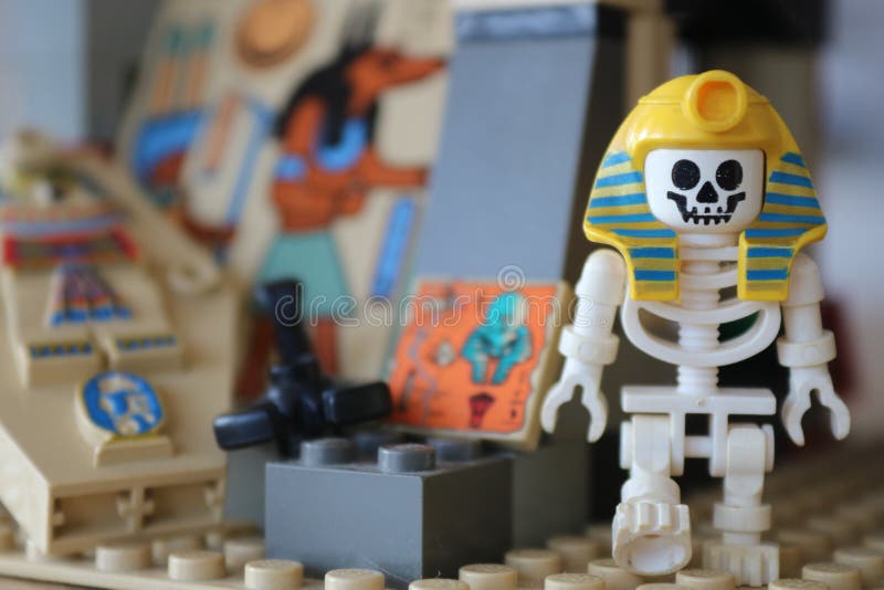 Ancient Egypt Lego Building Editorial Image - Image of skeletons ...