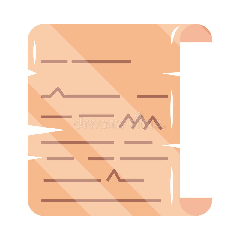 Ancient egypt papyrus stock vector. Illustration of icon - 249252688