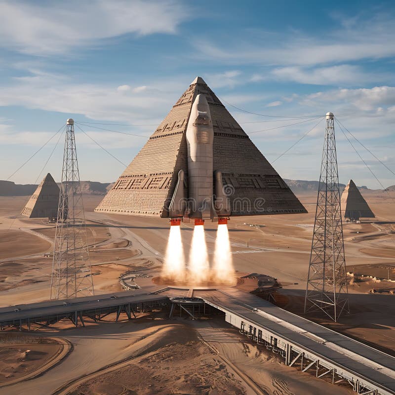 Ancient Egypt Pyramid Creative Art Design Stock Photo - Image of design ...