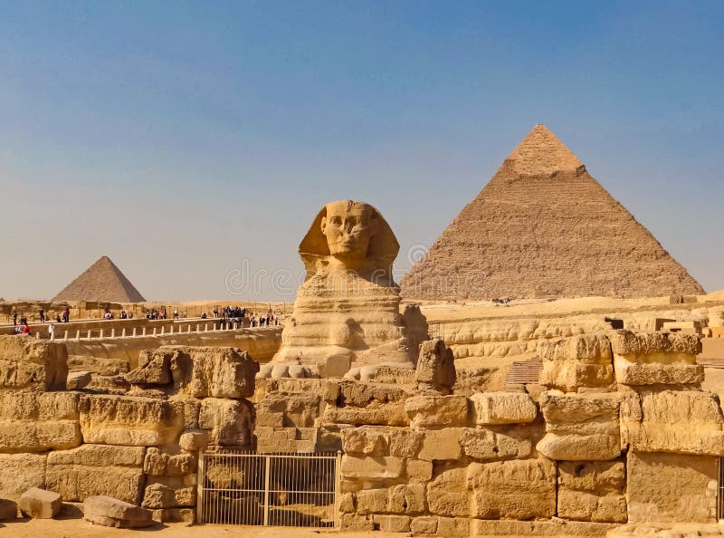 Ancient Egyptian Civilization. Great Sphinx Stock Photo - Image of ...
