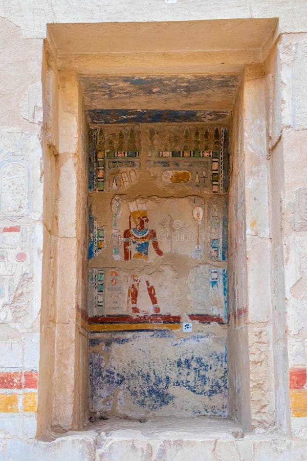 Ancient Egyptian Engravings at Mortuary Temple of Hatshepsut in Egypt ...