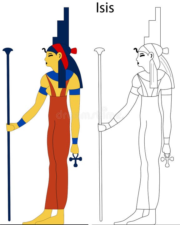 Goddess Isis Stock Illustrations – 696 Goddess Isis Stock Illustrations ...