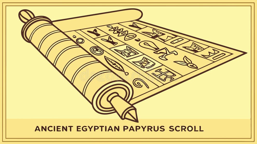 Ancient Egyptian Papyrus Scroll History and Hieroglyphics and Ancient ...
