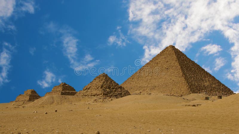 Ancient Egyptian Pyramids, Symbol of Egypt Stock Video - Video of ...