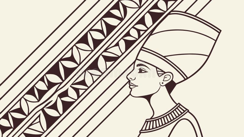 Ancient Egyptian Queen Profile Stock Illustrations – 539 Ancient ...