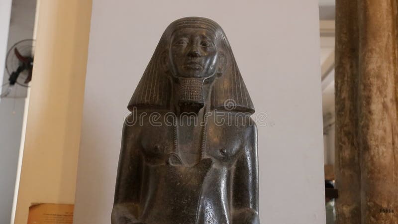 Statue of Ti, Egyptian Museum in Cairo Editorial Photo - Image of ...
