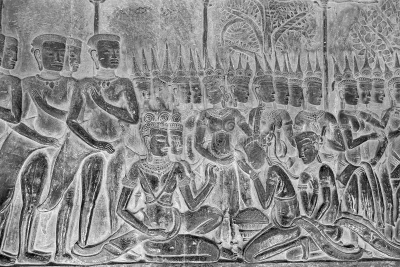 Ancient Engraving on a Stone Wall Stock Image - Image of drawing, stone ...