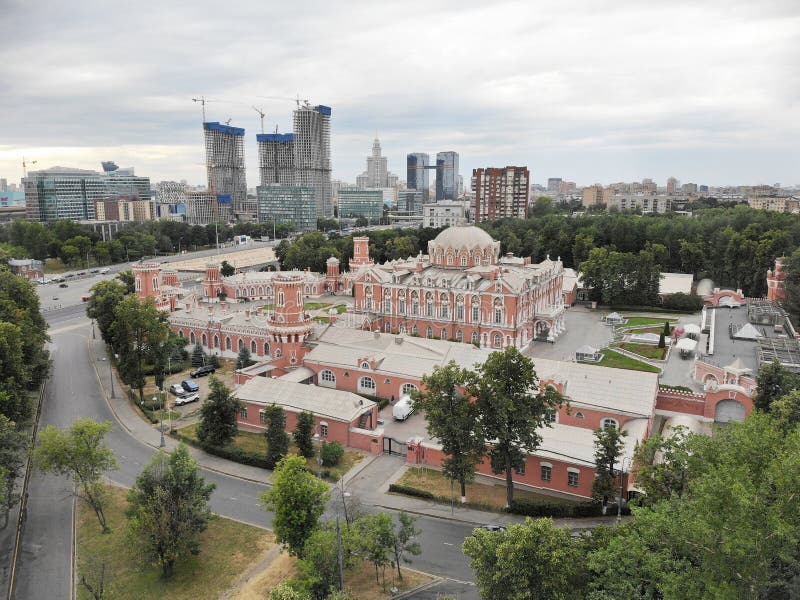 Ancient Estate in Moscow from the Height Stock Image - Image of ancient ...