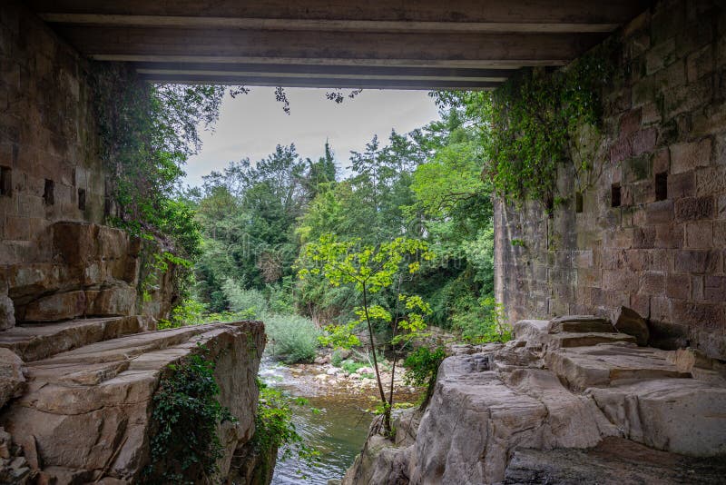 Ancient european city stock image. Image of rock, european - 195626289