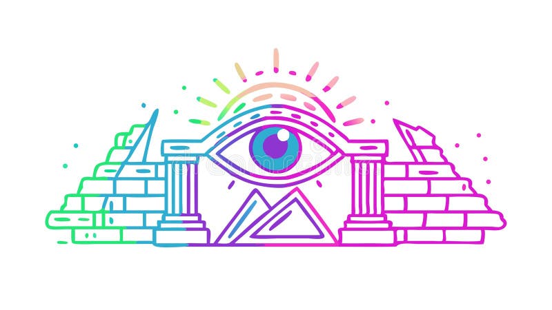 Ancient Pyramid Site Stock Illustrations – 2,103 Ancient Pyramid Site ...