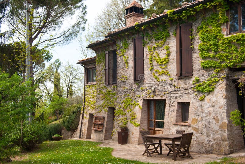 An old italian farm stock image. Image of hills, open - 136585257