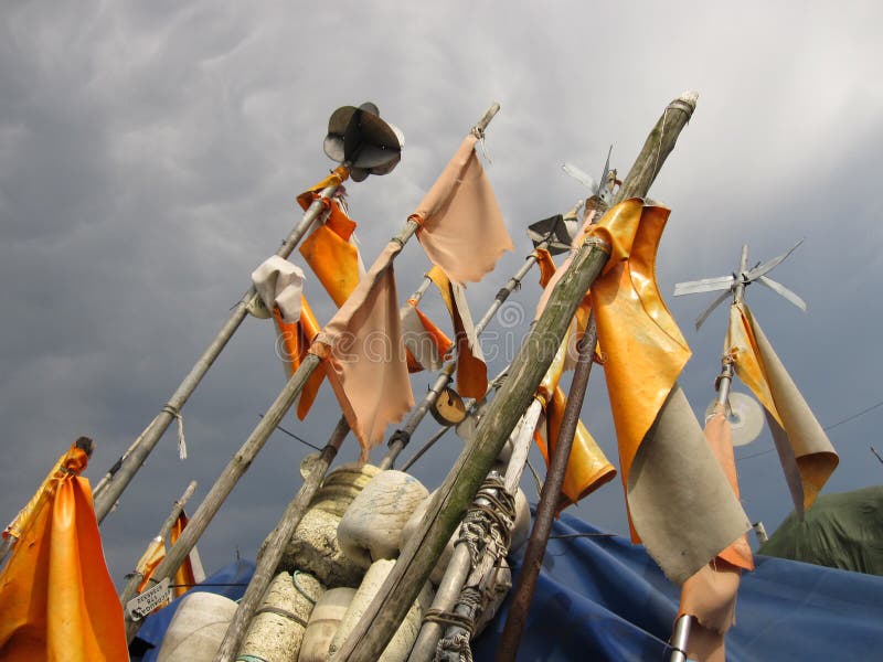 Ancient fishing tools stock image. Image of baltic, fishermen - 47515149