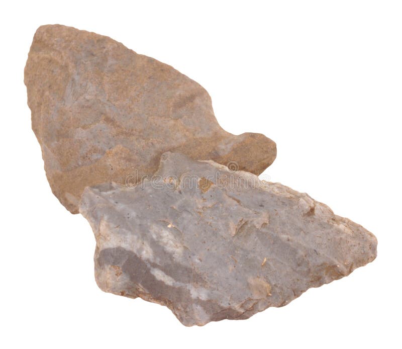 Ancient Flint Arrow Heads stock photo. Image of rough - 66242044
