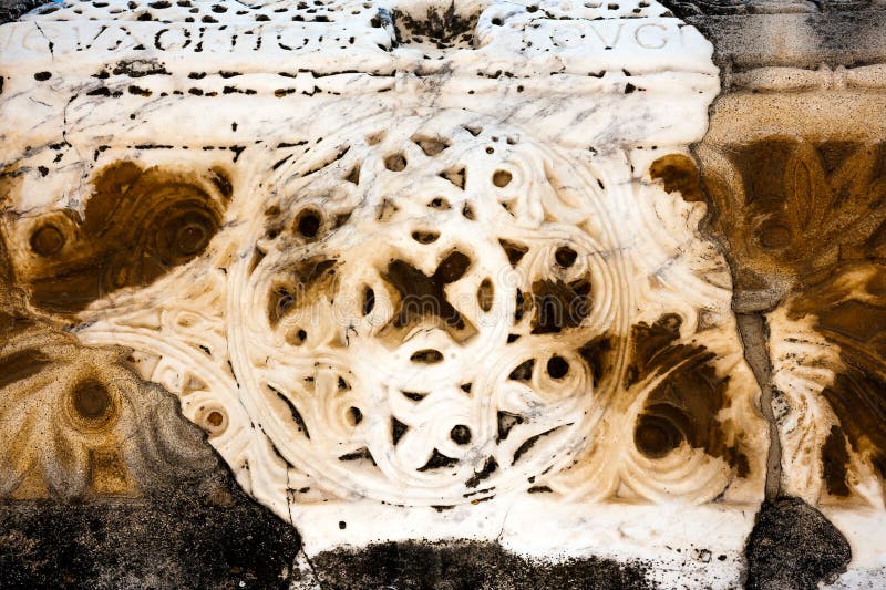 Ancient floral pattern stock photo. Image of greek, decorative - 76458162