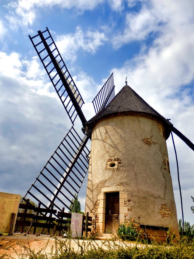 Ancient Flour Mill stock photo. Image of industry, france - 181498800