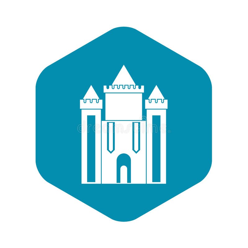 Ancient Fort Icon, Simple Style Stock Vector - Illustration of history ...