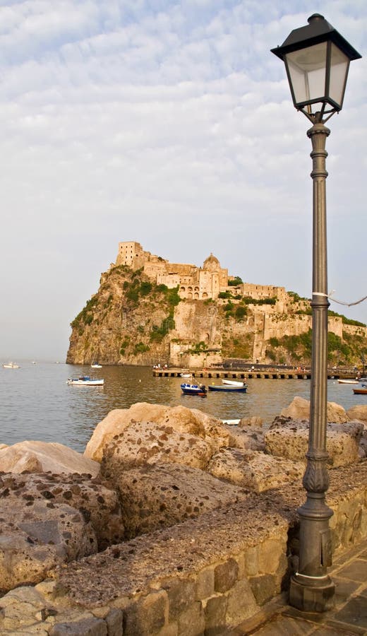 Ancient Fortress of the Aragons Stock Image - Image of underwood ...