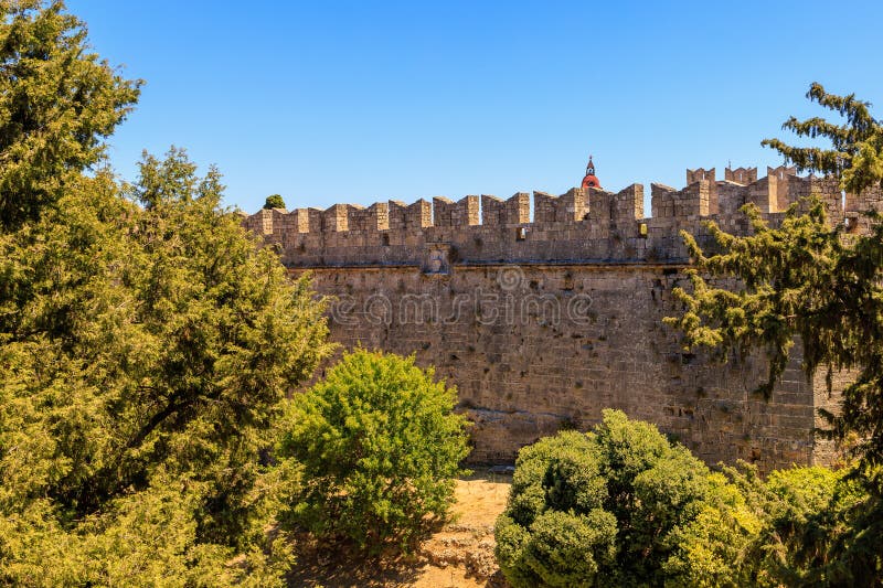 Ancient Fortress. Background with Selective Focus and Copy Space Stock ...